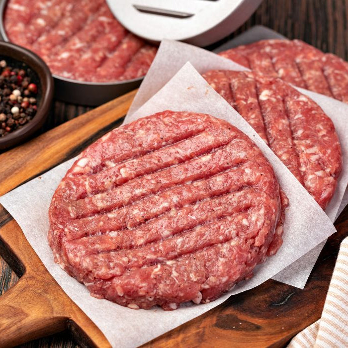 Beef Burger, Seasoned 4x 150g – North Sea Fish & Farms