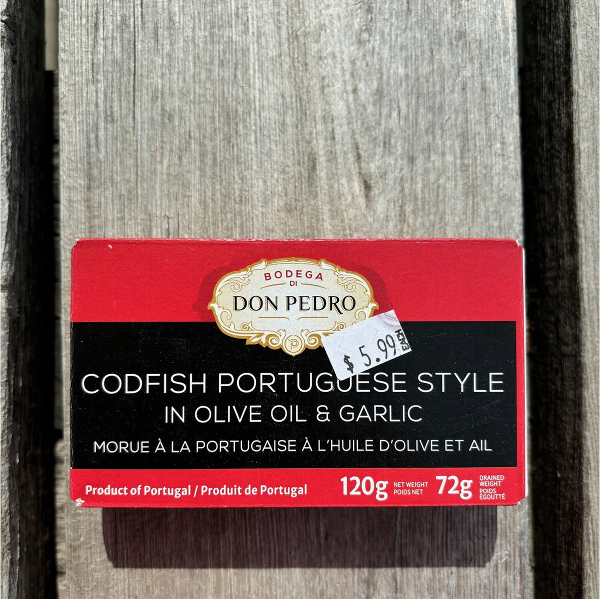 CODFISH GARLIC & OLIVE OIL 120gr – North Sea Fish & Farms