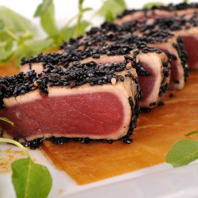 Ahi Tuna Saku Block(10 oz) – North Sea Fish & Farms